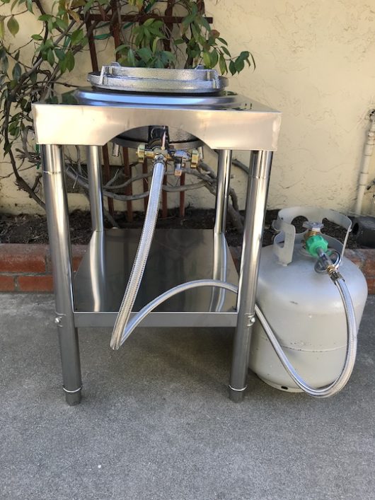 Stove Stand - Stainless - outdoorstirfry.com