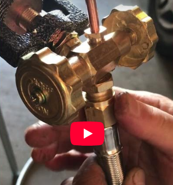 How to connect regulator hose to PowerFlamer stove inlet ...