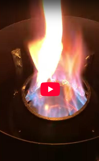 PF13LFN160 PowerFlamer Natural Gas Fixed Installation Stove Flame ...