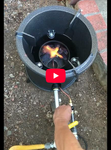 PowerFlamer natural gas 160 or 120 stove how to do manual ignition ...